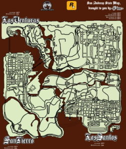 Special Feature: San Andreas State Map – GTANet.com